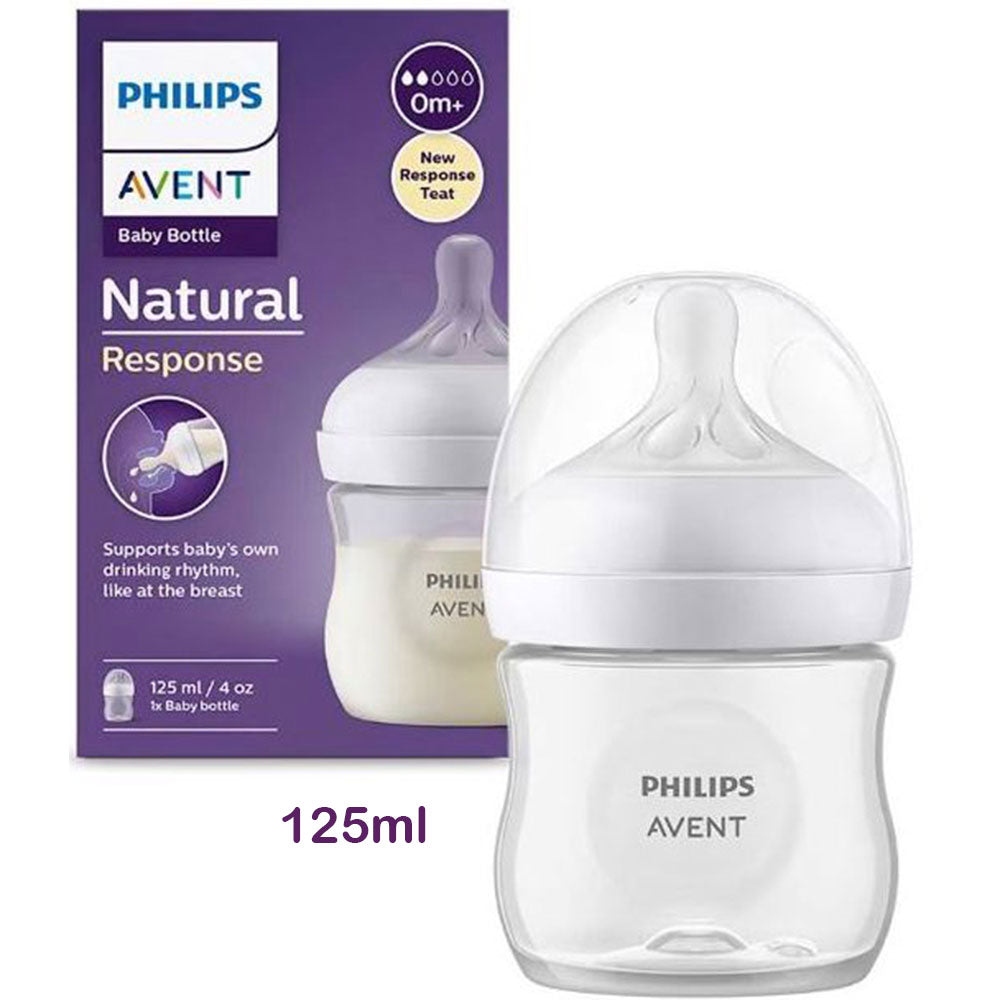 AVENT Natural Response Baby Bottle 0m+ 125ml SCY900/01 — HOME EXPRESS