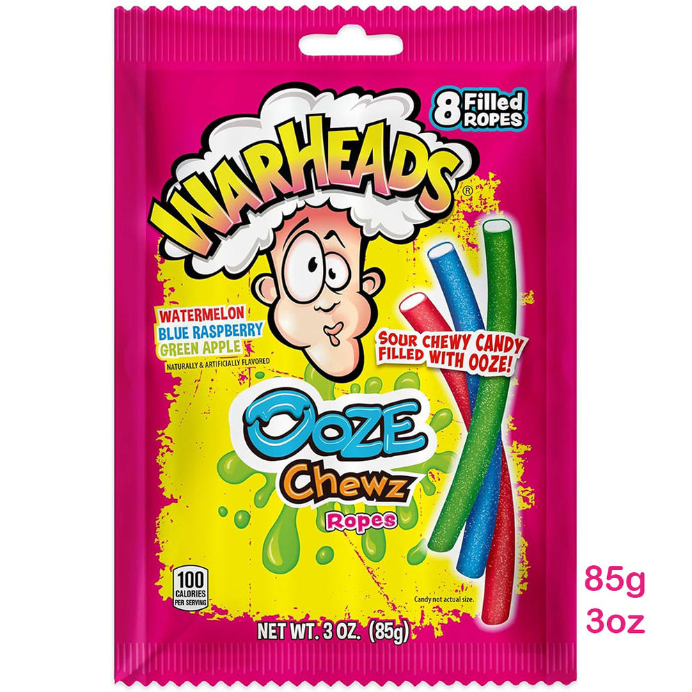 Warheads Ooze Chewz Ropes Fruit Candy 85g / 3oz — HOME EXPRESS