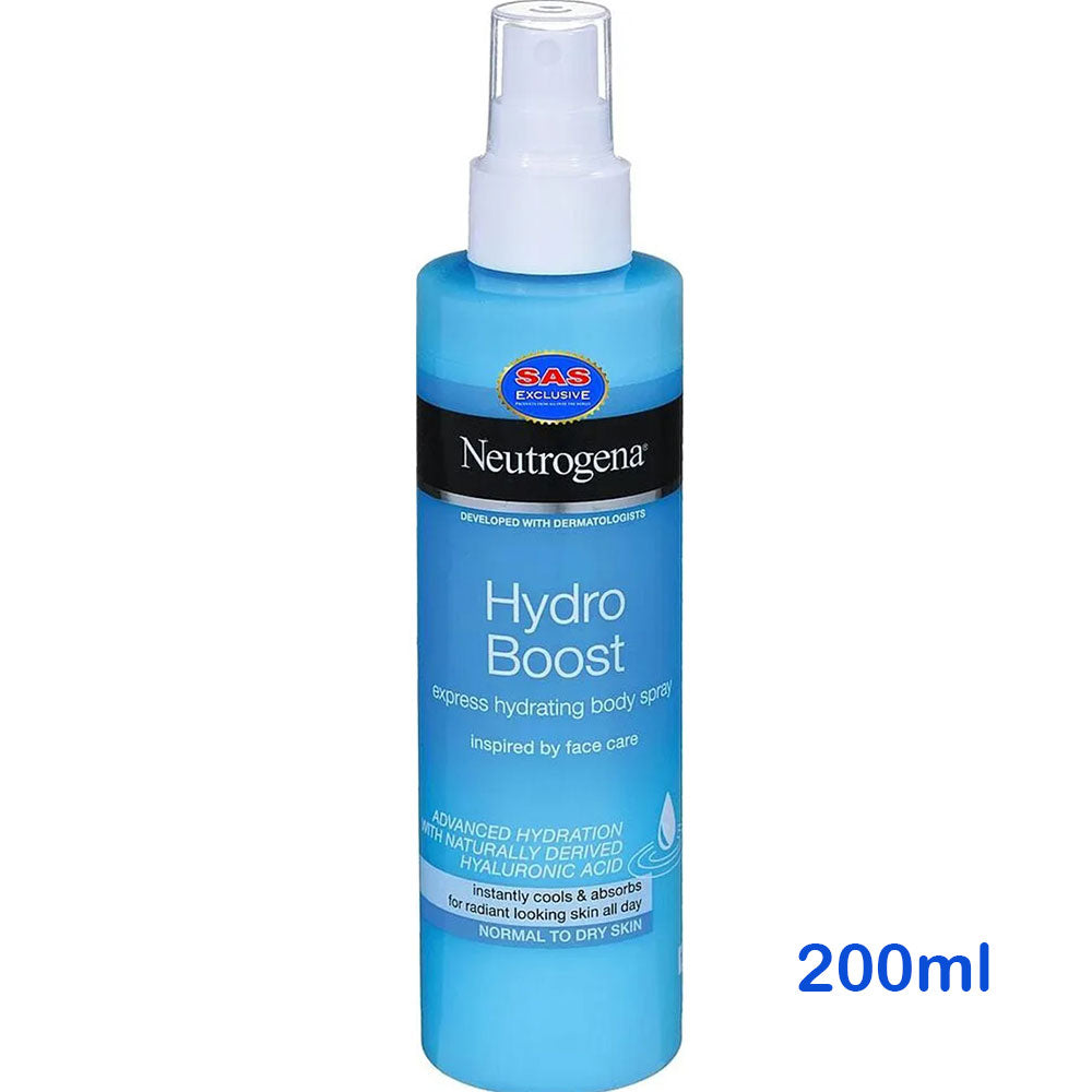 NEUTROGENA- Hydro Boost Express Hydrating Body Spray 200ml — HOME EXPRESS