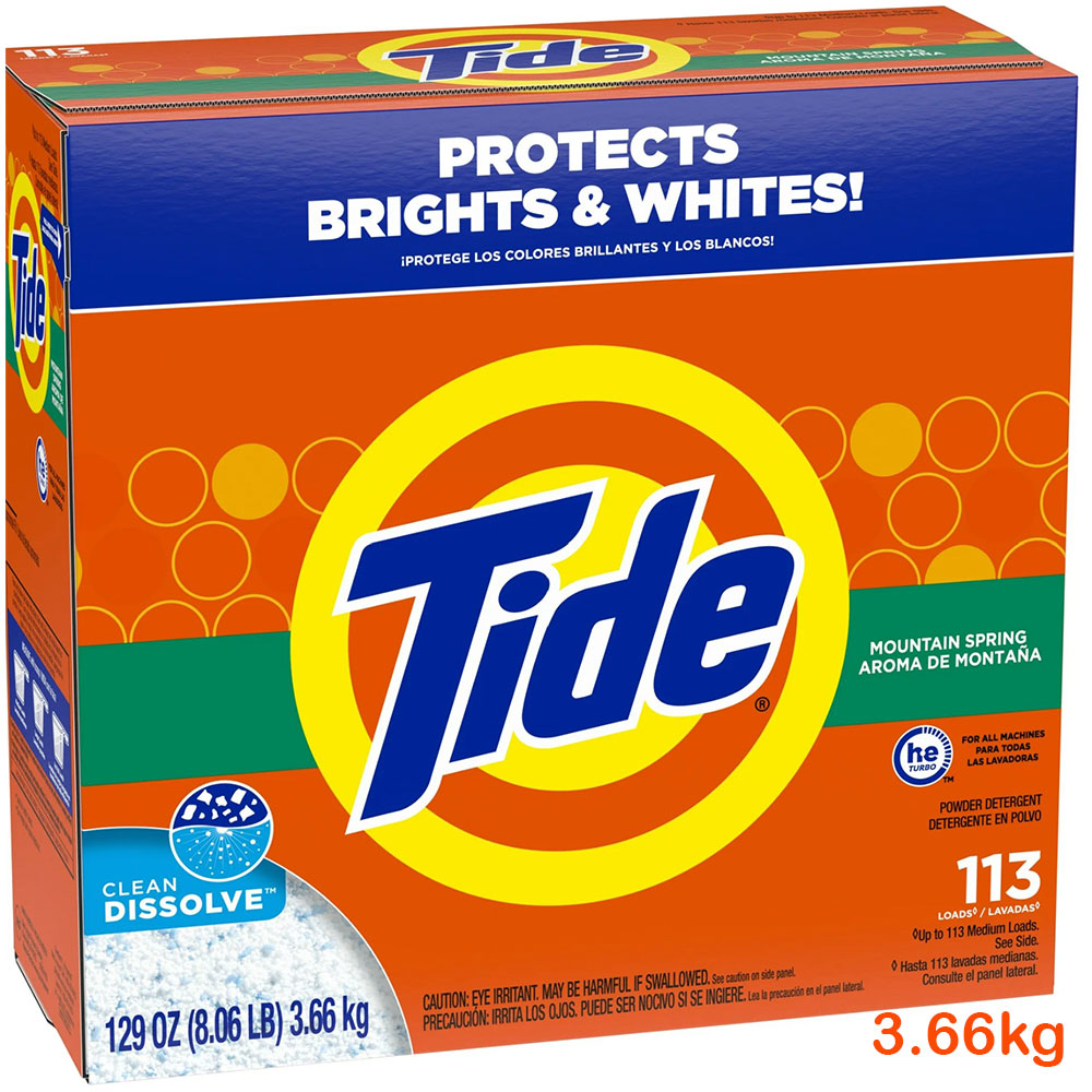 Tide - Laundry Detergent Powder Mountain Spring 3.66KG 113 Loads — HOME ...