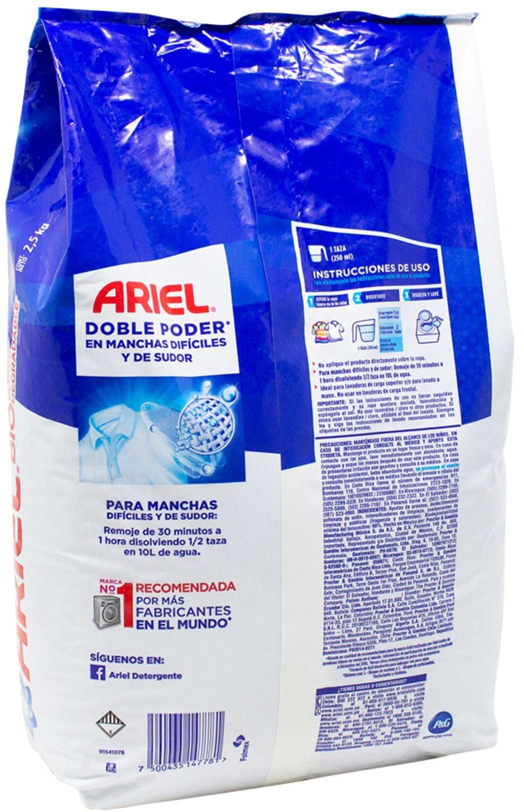 Ariel Powder Detergent Double Power 2.5kg — HOME EXPRESS