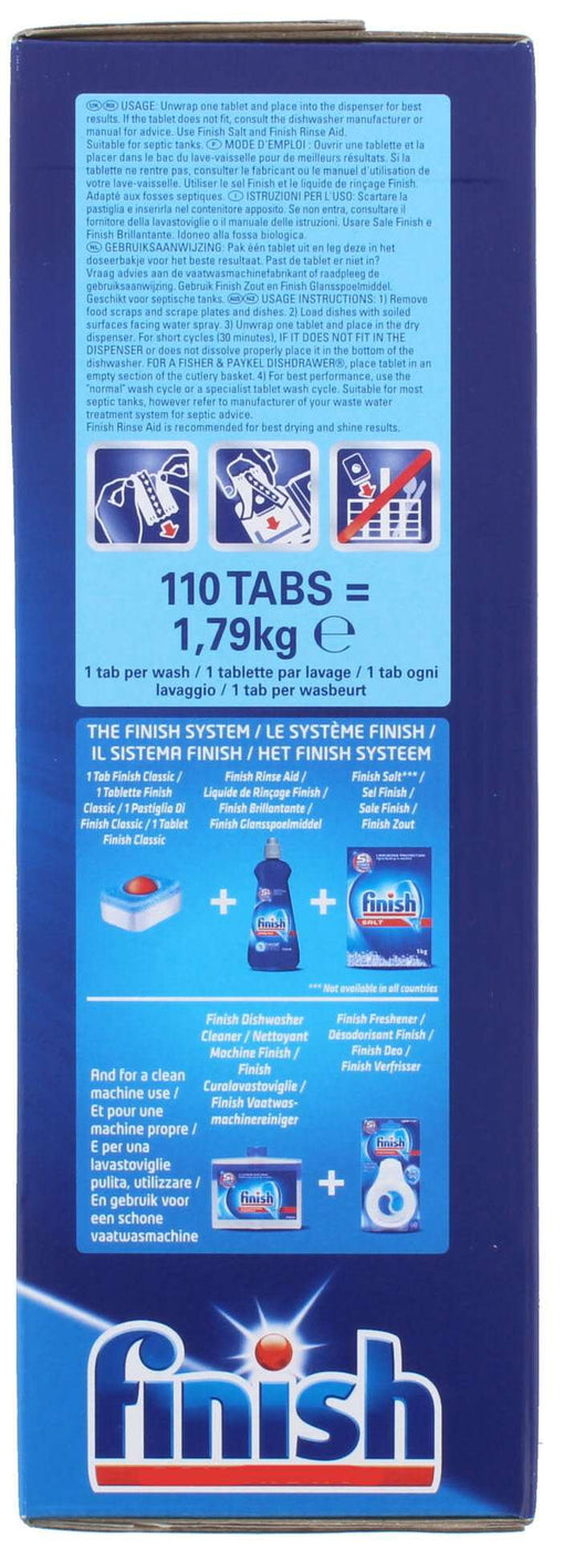 Finish - Dishwasher Tablets 110's Classic Everyday Clean — HOME EXPRESS