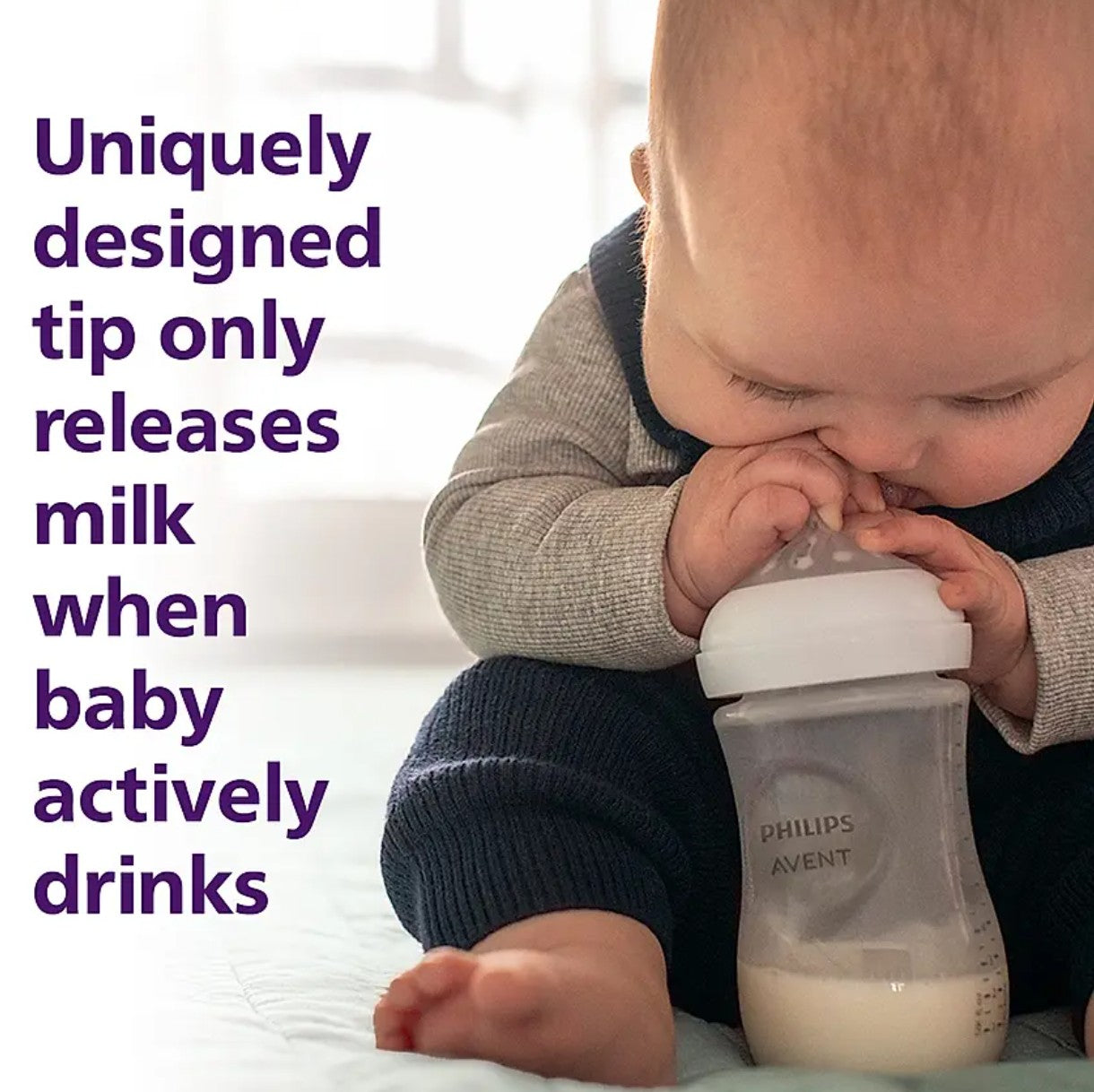 AVENT Natural Response Baby Bottle 1m+ 260ml SCY903/01 — HOME EXPRESS