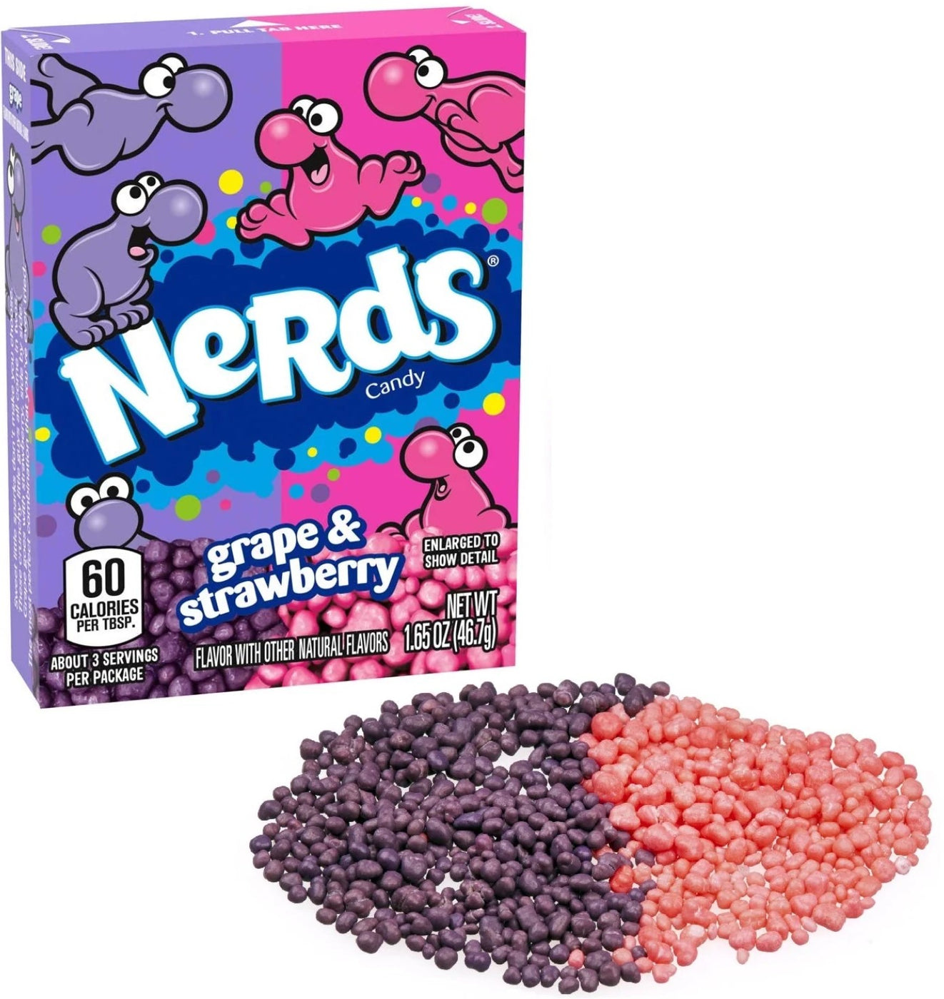 Nerds Strawberry & Grape Candy Box 46g / 1.65oz — HOME EXPRESS