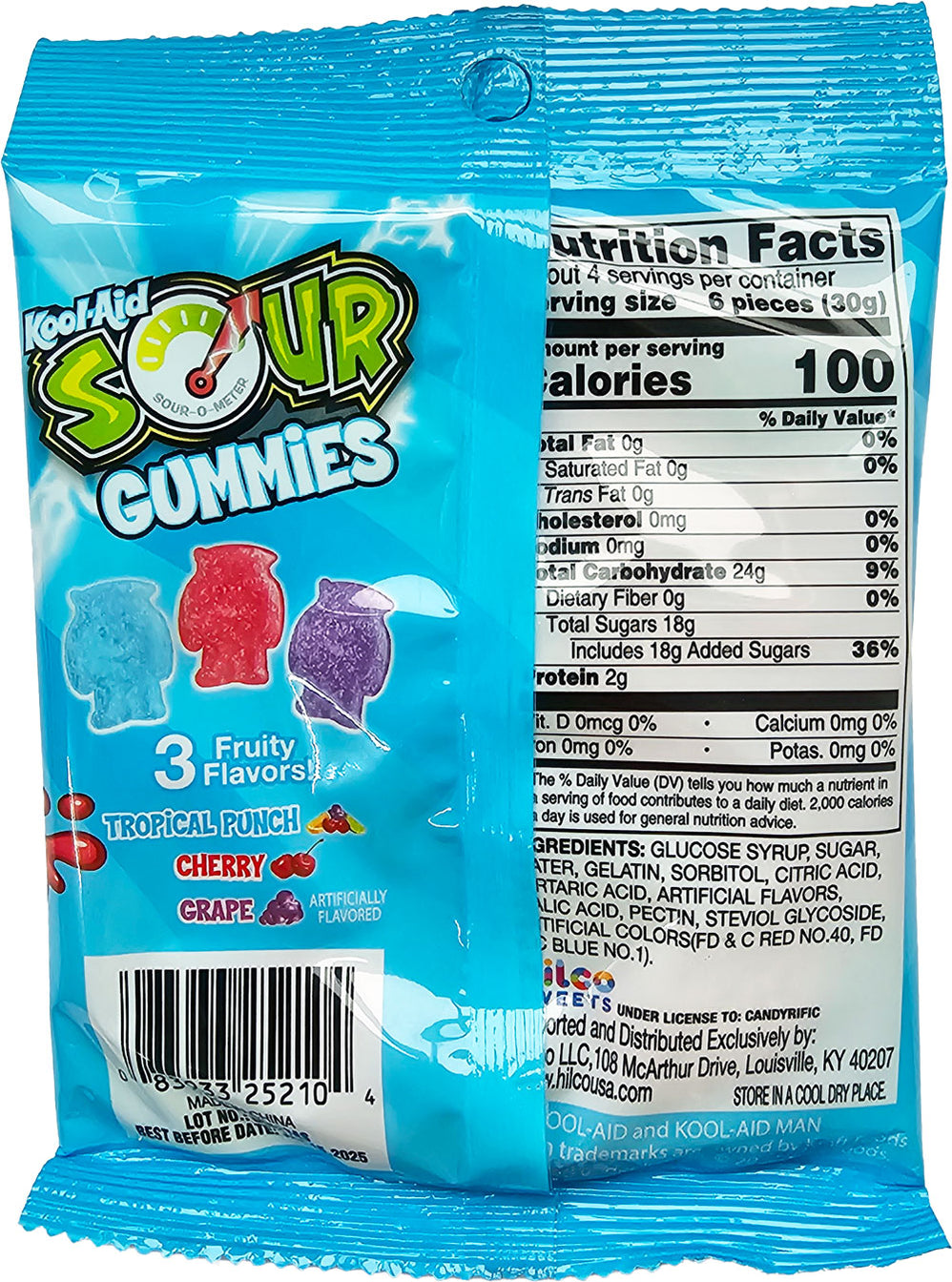 Kool-Aid Sour Gummies Fruity 114g / 4oz — HOME EXPRESS