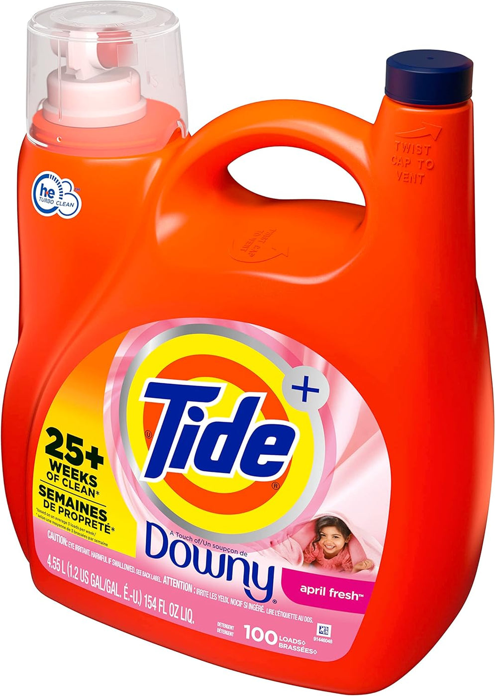 Tide X Downy Laundry Liquid Detergent, April Fresh 4.55L — HOME EXPRESS