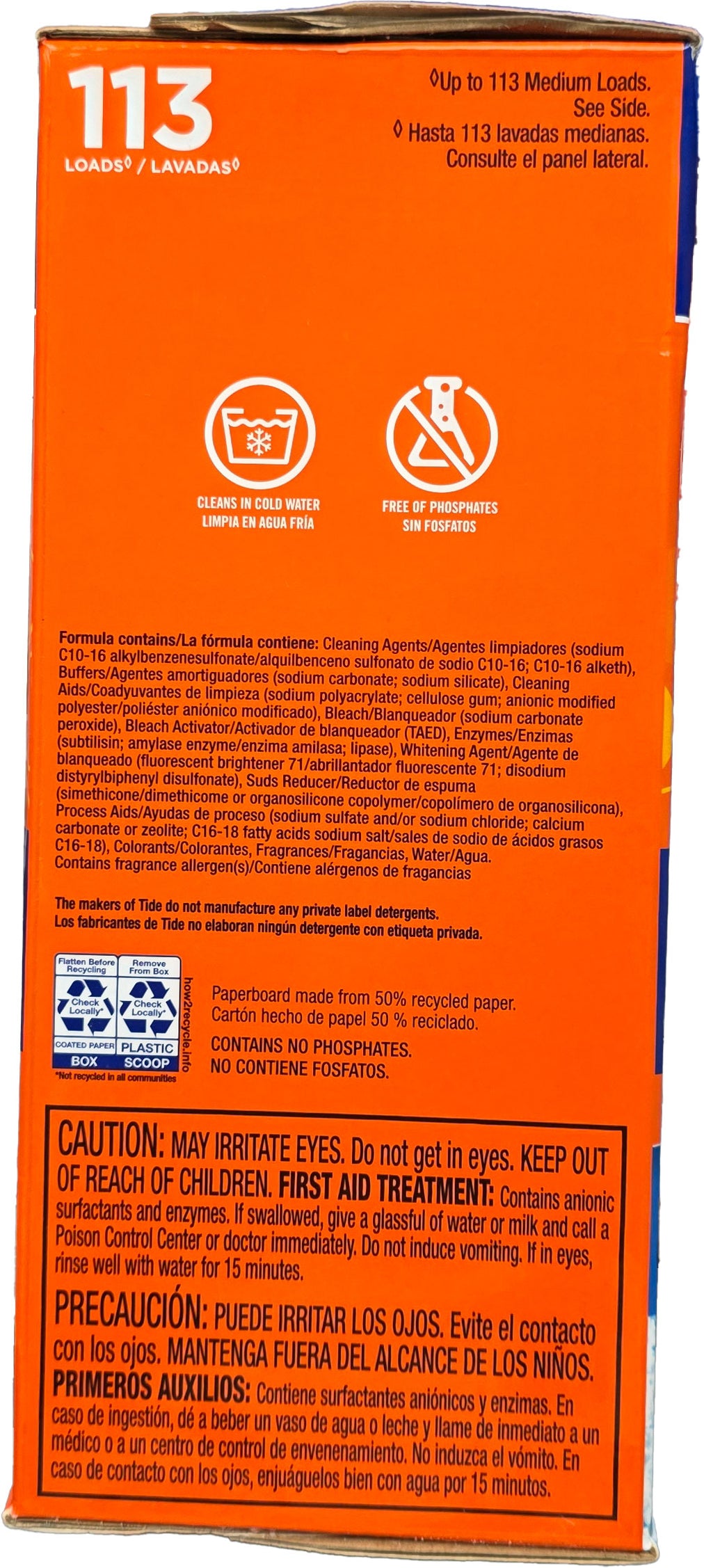 Tide Laundry Detergent Powder Original 3.66KG 113 loads (parallel impo ...