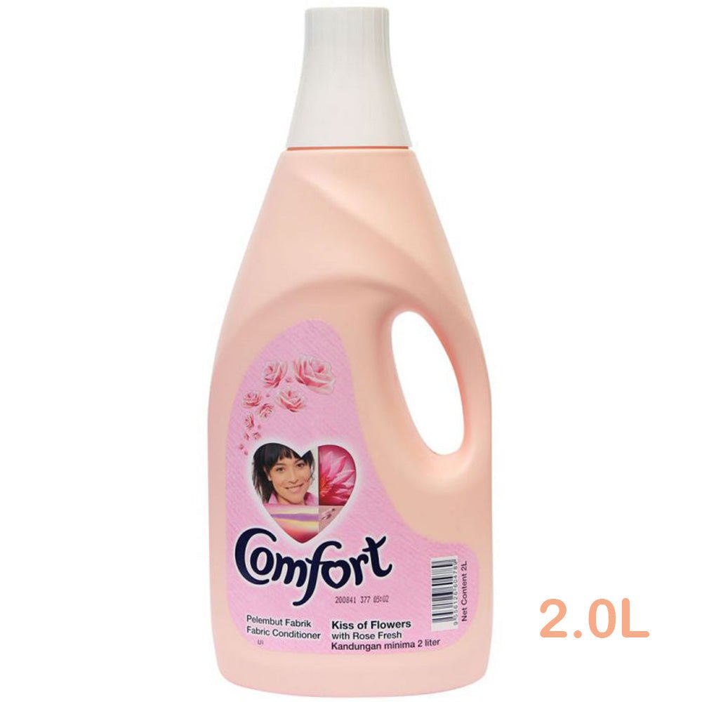 Comfort Fabric Softener & Conditioner, Kiss of Flowers Rose Fresh 2.0L ...
