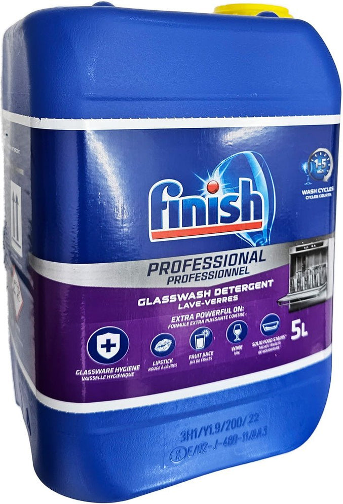 Finish - Professional Glass Wash Liquid Detergent 5.0L — HOME EXPRESS