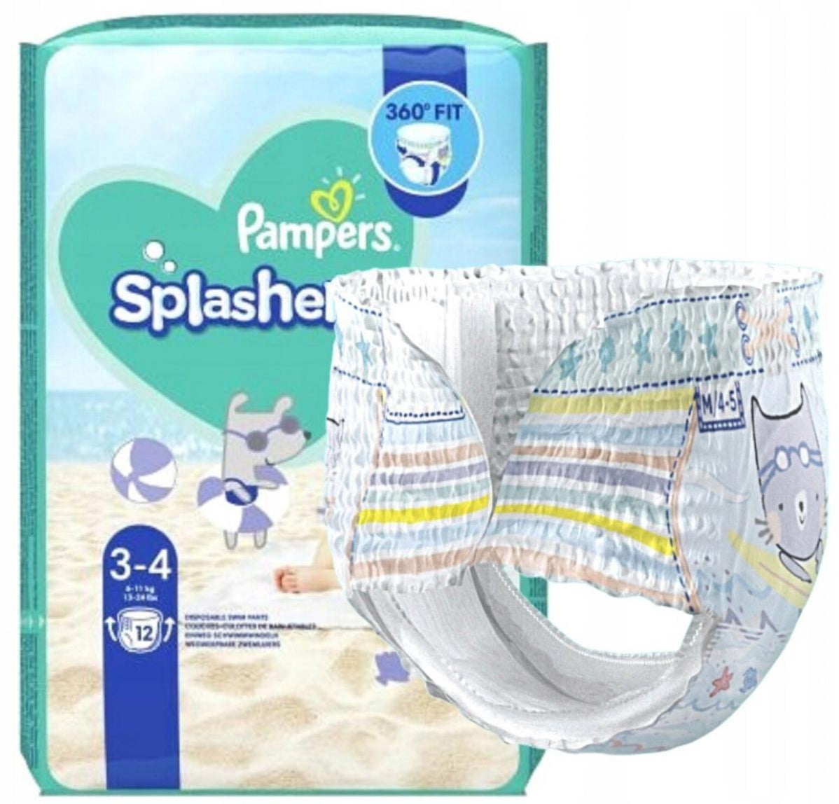 Pampers - Splashers Disposable Swim Pants Size S, (3-4) 12 pcs — HOME ...