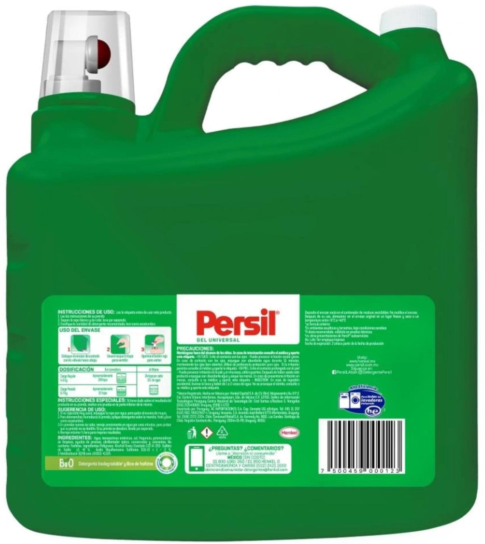 Persil - Laundry Liquid Detergent Universal Deep Action XXL size 6.64L ...