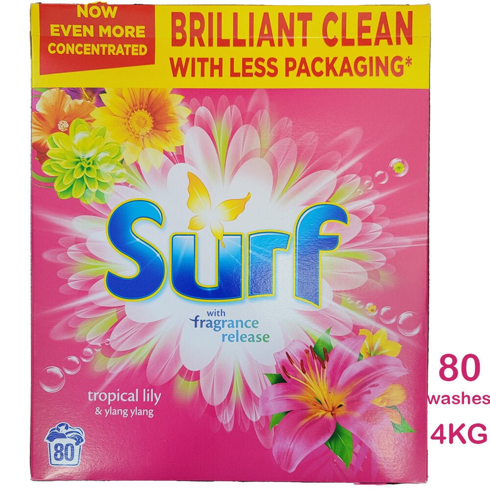Surf - Laundry Powder Tropical Lily 80 wash 4KG — HOME EXPRESS