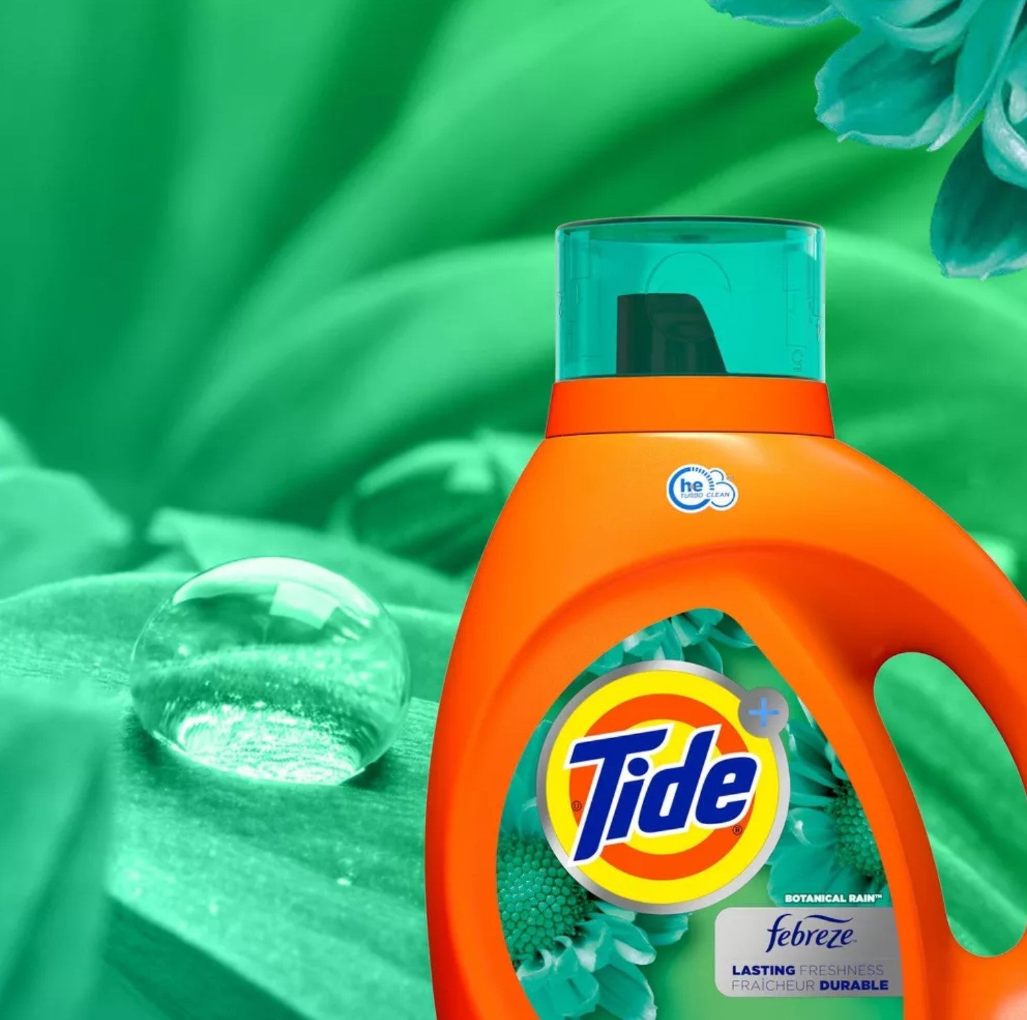Tide - Laundry Liquid Detergent Febreze Botanical Rain 2.72L — HOME EXPRESS
