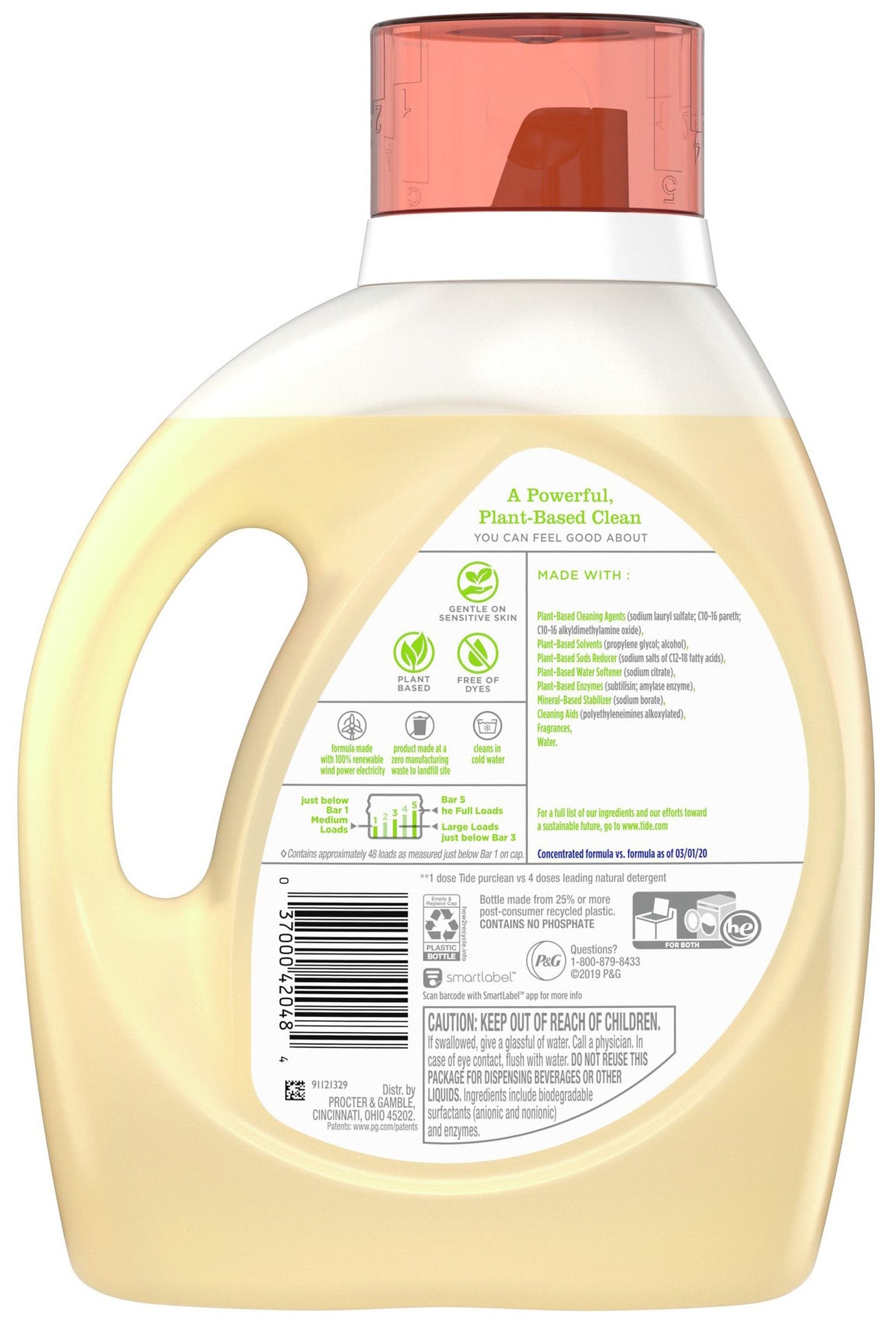 Tide - Plant Based Laundry Detergent Honey Lavender 2.04L — HOME EXPRESS